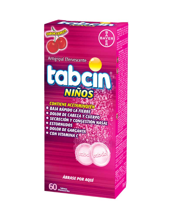 Tabcin Ninos Efervecente 60 unidades – latin shop ATL